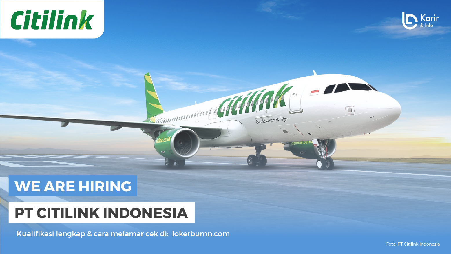 PT Citilink Indonesia - Karir dan Info