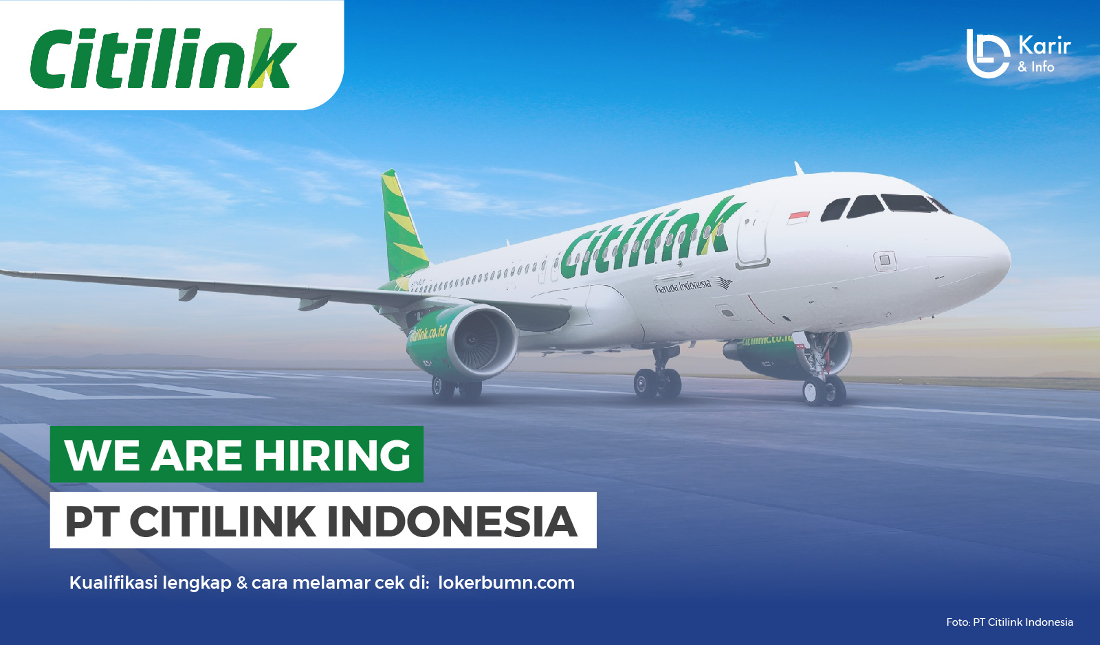 PT Citilink Indonesia - Karir dan Info