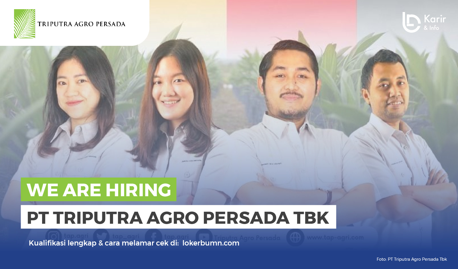 PT Triputra Agro Persada Tbk - Karir dan Info