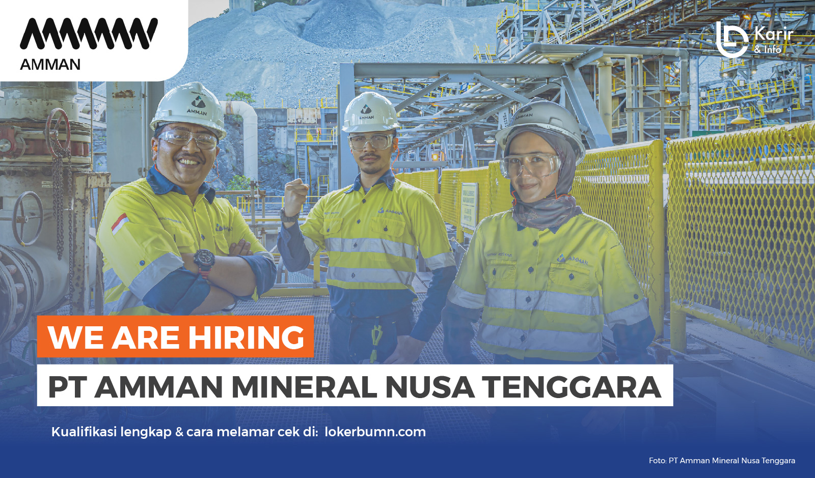 PT Amman Mineral Nusa Tenggara - Karir dan Info