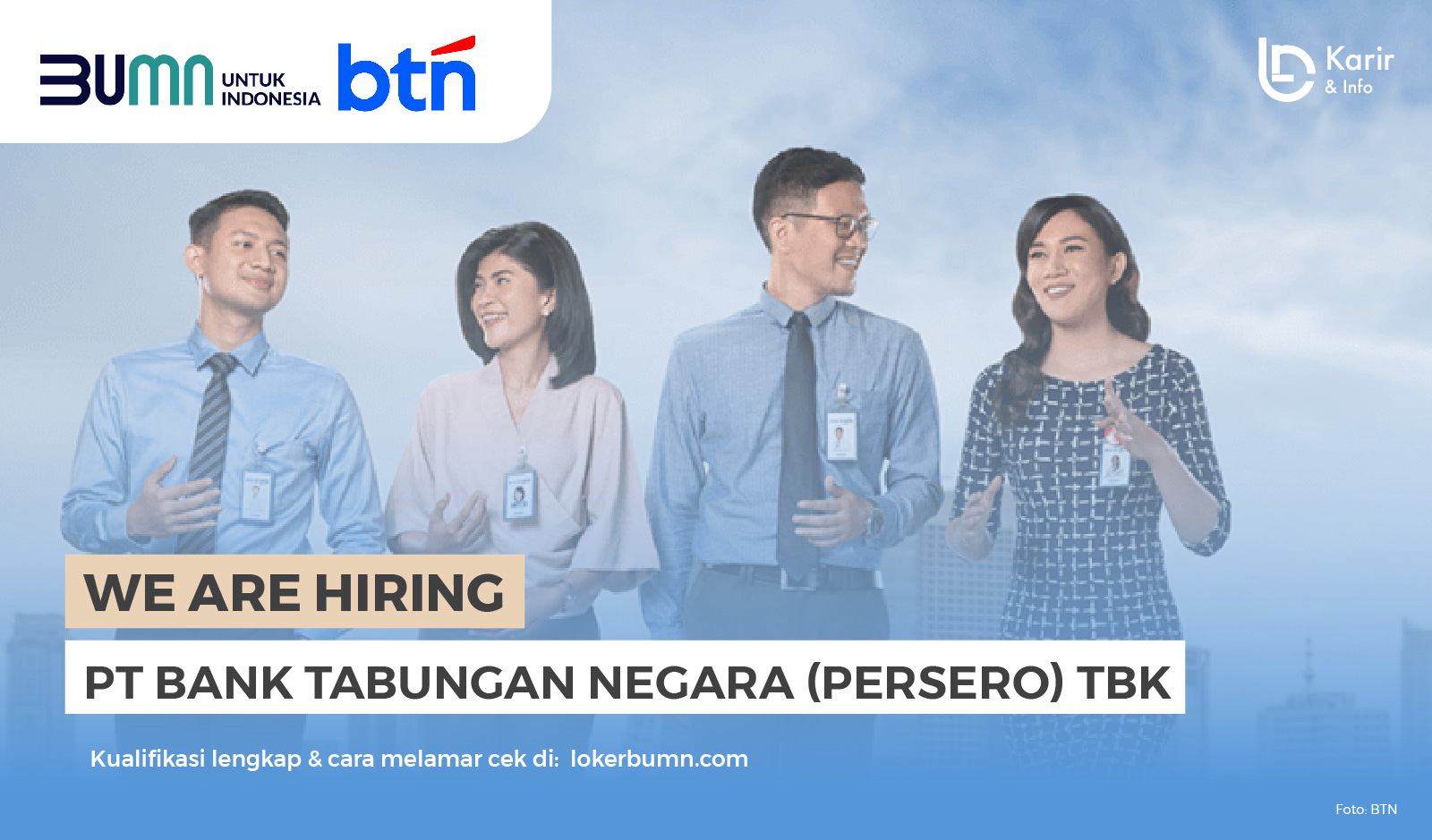 PT Bank Tabungan Negara (Persero) Tbk - Karir dan Info
