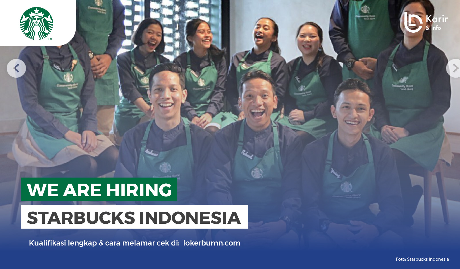 PT Sari Coffee Indonesia (Starbucks Indonesia) - Karir dan Info